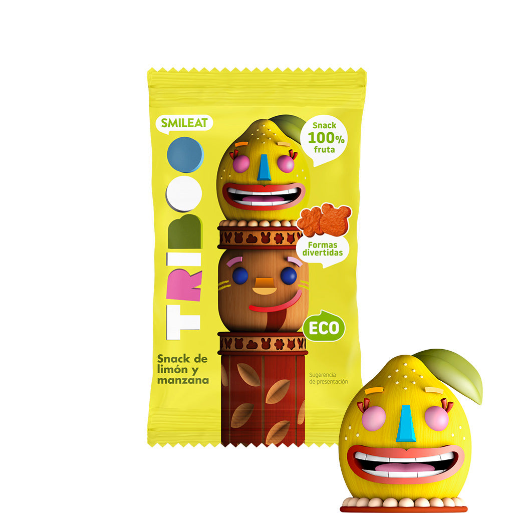 Snack TRIBOO de limão e maçã