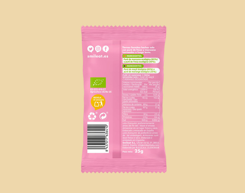 Snack TRIBOO de Morango e Maçã